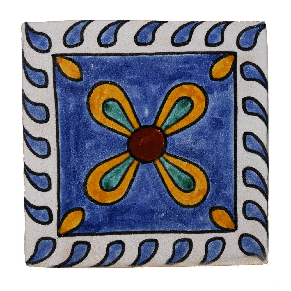 Azulejo Andalusí -14'5 cm - Artesanal- Modelo 16 Online – Jaima Alkauzar