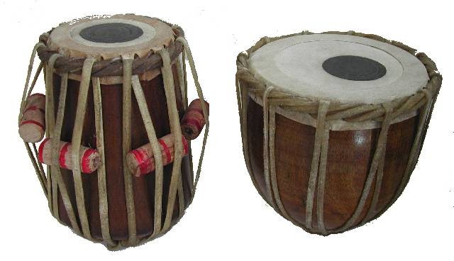 Tablas Indias - Instrumento Percusión Hindú - 2 Piezas - ORIGINAL ...